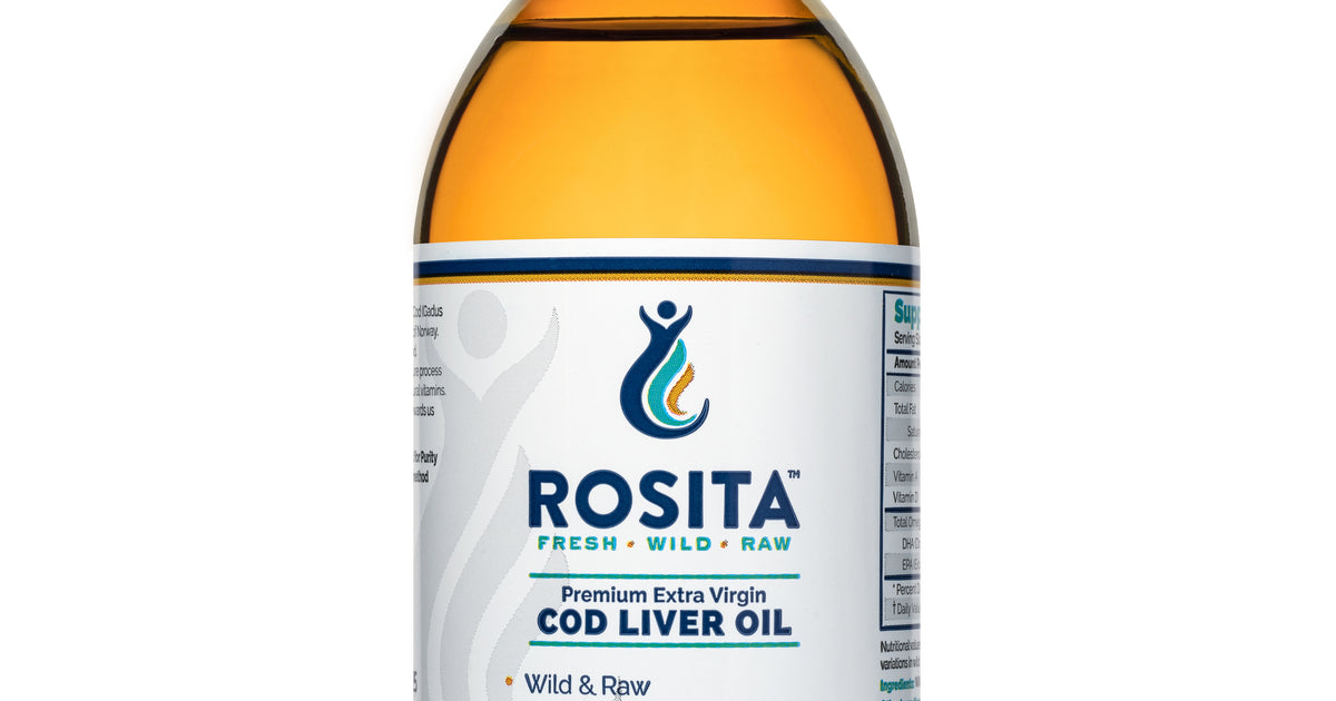 Extra Virgin Pure Cod Liver Fish Oil - 150ml | Rosita Real Foods ...