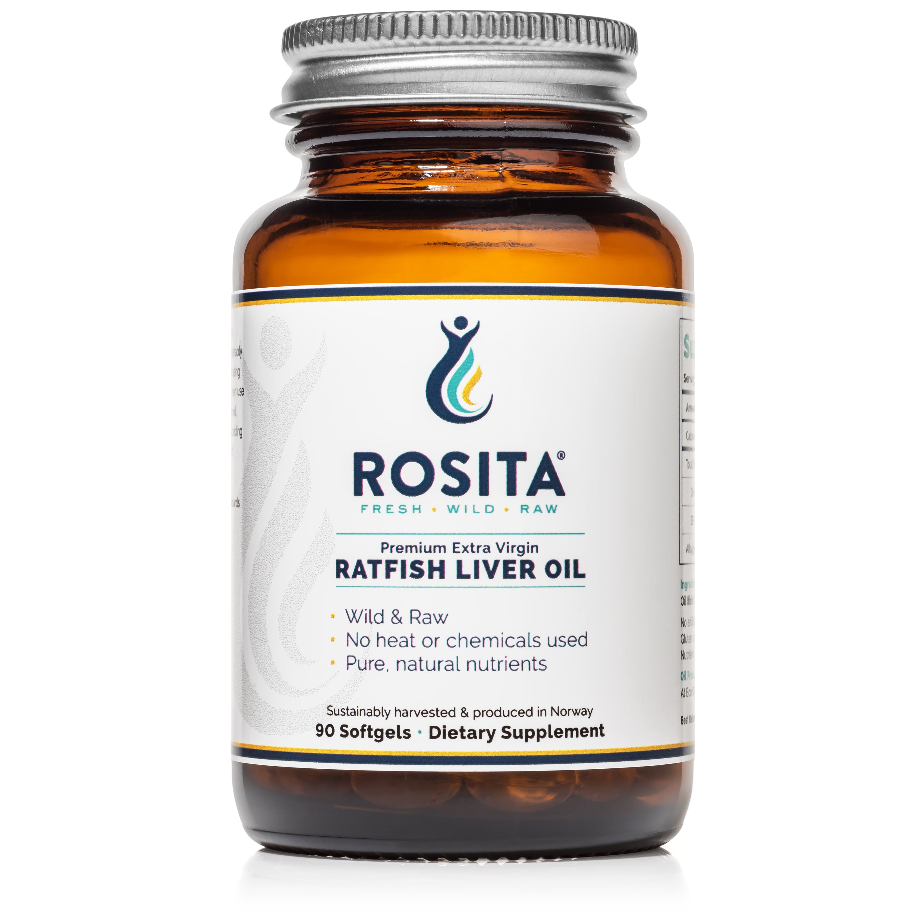 Extra Virgin Pure Cod Liver Fish Oil - 150ml | Rosita Real Foods ...